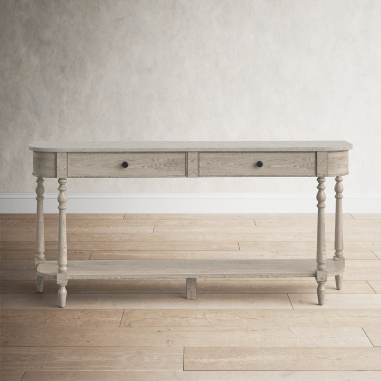 Aberdale 65 Genuine Marble Console Table Birch Lane